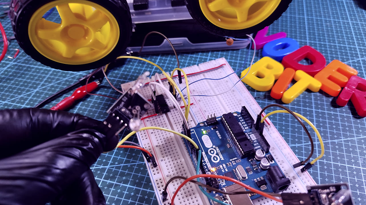 Control de motores usando el sensor de inclinación con mercurio KY-037 ...