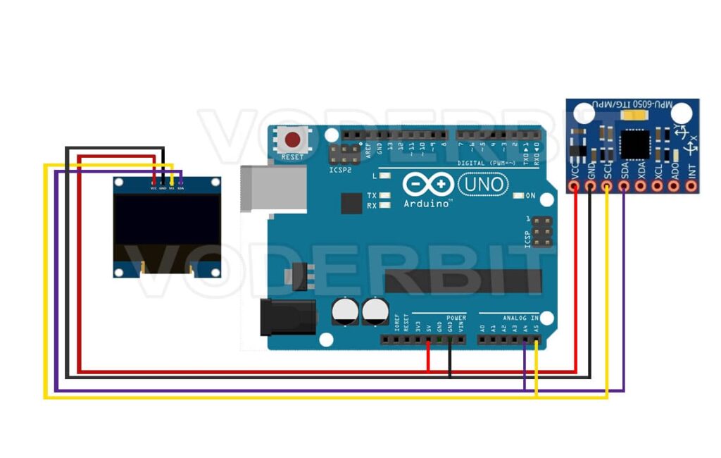 Medición de Ángulos 3D con Arduino, MPU-6050 y Pantalla OLED – voderbit